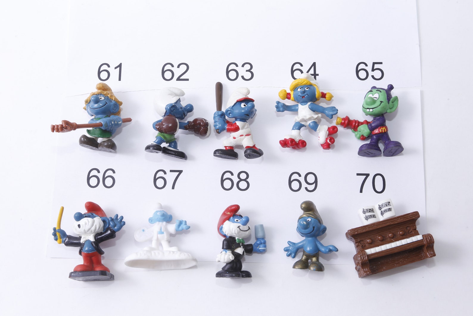 PICK YOUR OWN 1 Vintage 80s Smurfs Pvc Figures Toy Lot Cake - Etsy
