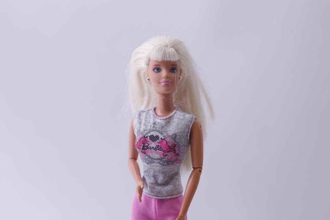 90s Barbie Doll, Jointed Limbs, Blonde, Mattel, Vintage, Fashion Doll ...