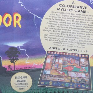 The Secret Door A Co-operative Mystery Game Family Pastimes Board Game ...