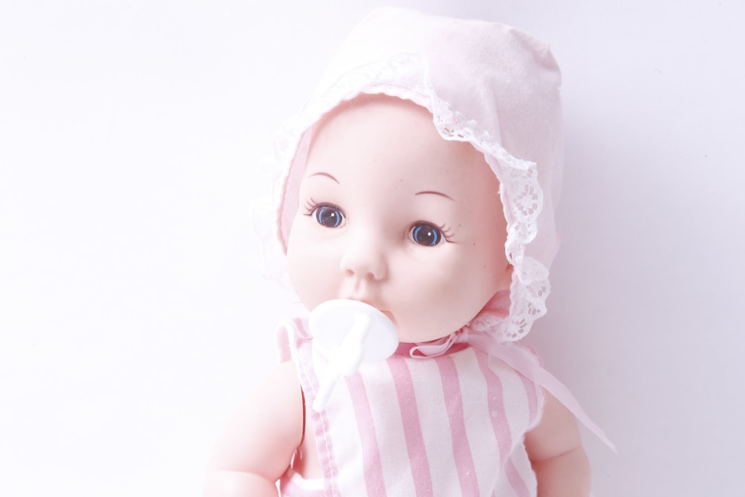 1981, Playmates, Baby Doll, Dressed, Pacifier, White Pink Dress, 9.5 ...