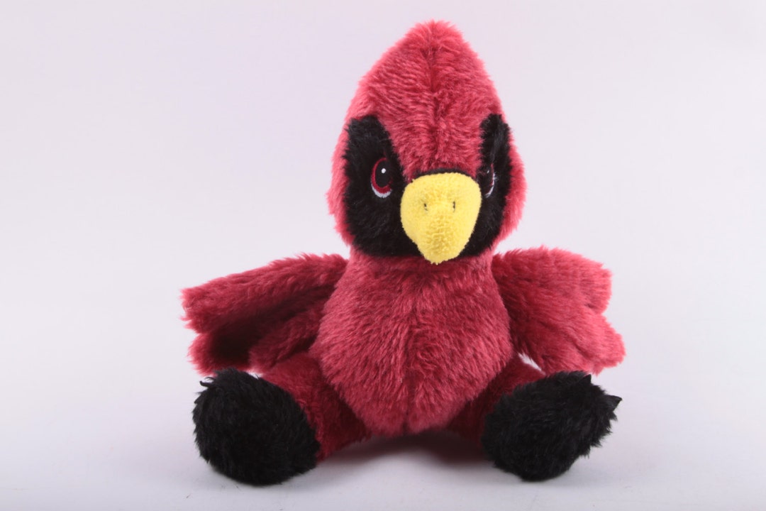 The Cardinals Baseball Team Vintage Plush Stuffed Animal 10" Fuzzy Cute ...