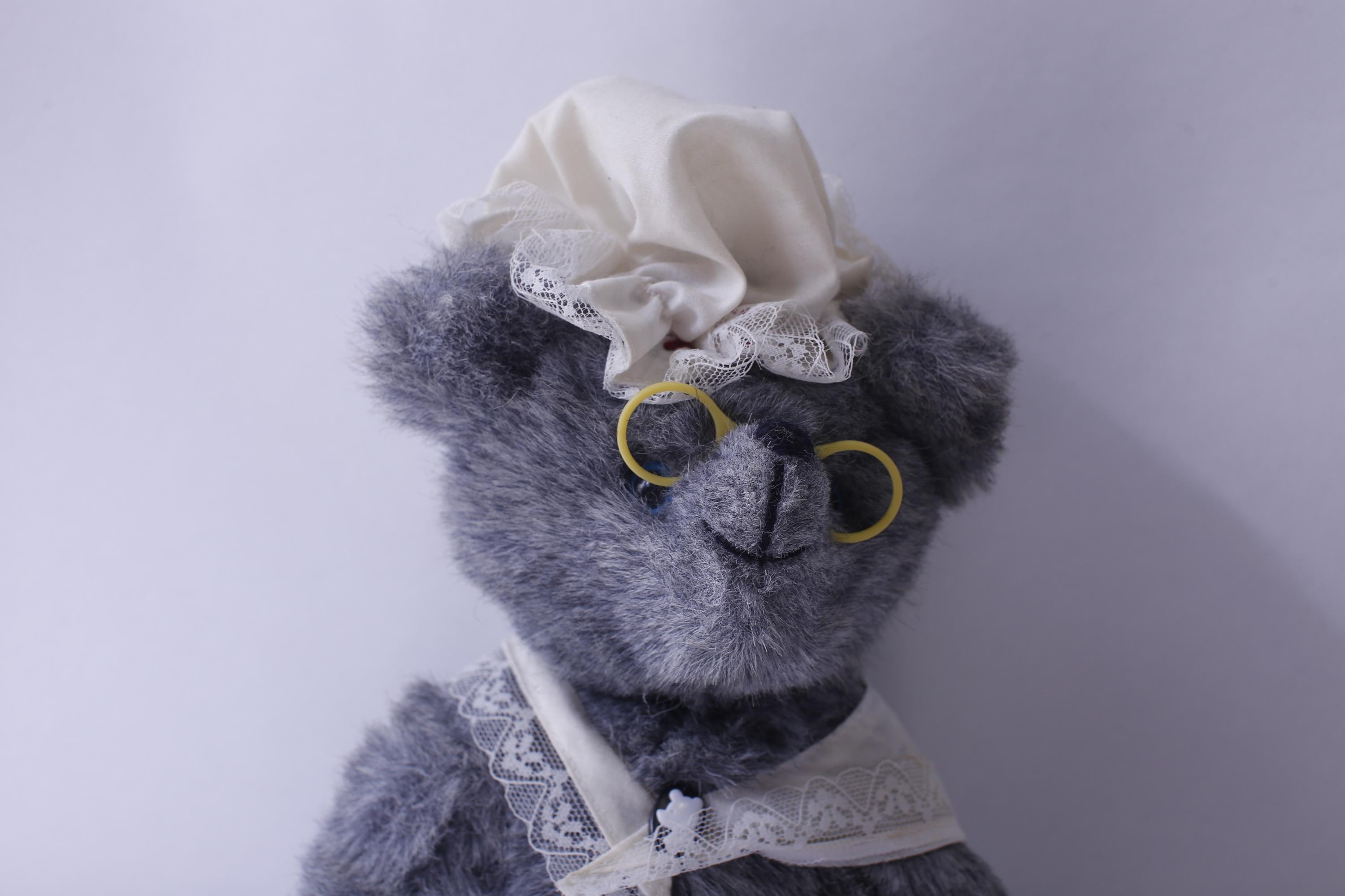 Granny Teddy Bear With Glasses, 1990s, Steele Original, Kent ...