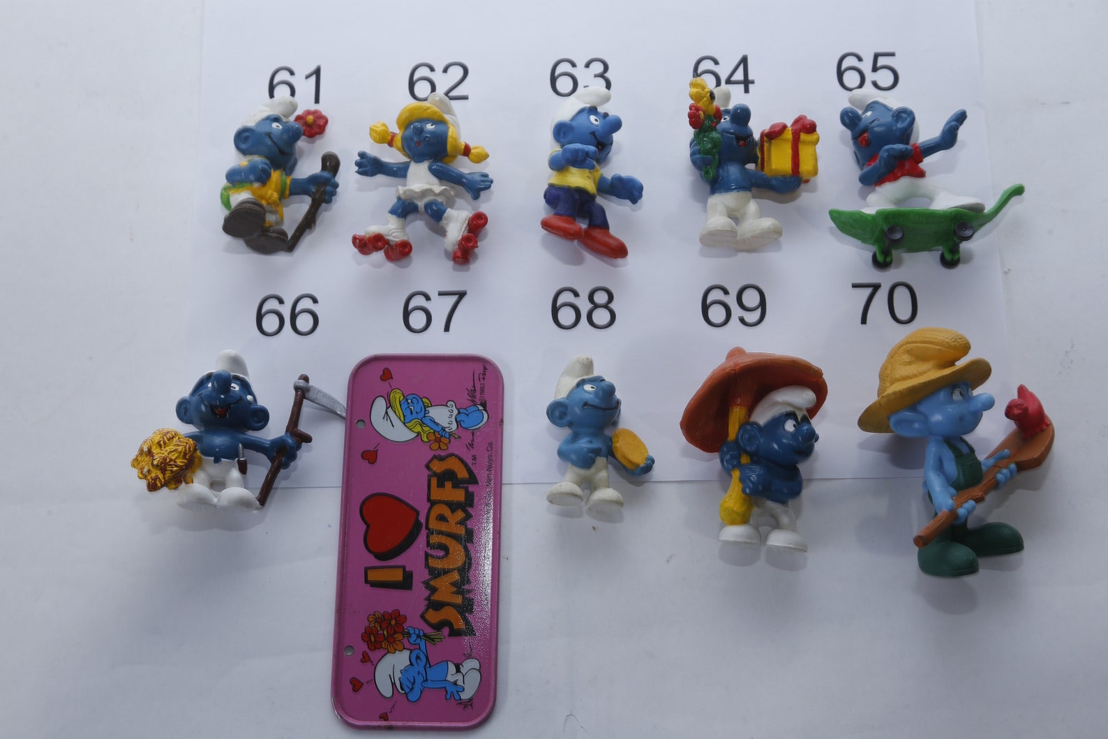 PICK YOUR OWN 1 Vintage 80s Smurfs Pvc Figures Toy Lot Cake - Etsy