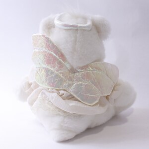 Angel Teddy Bear, White Plush Bear With Wings, Adorable, Soft Toy ...