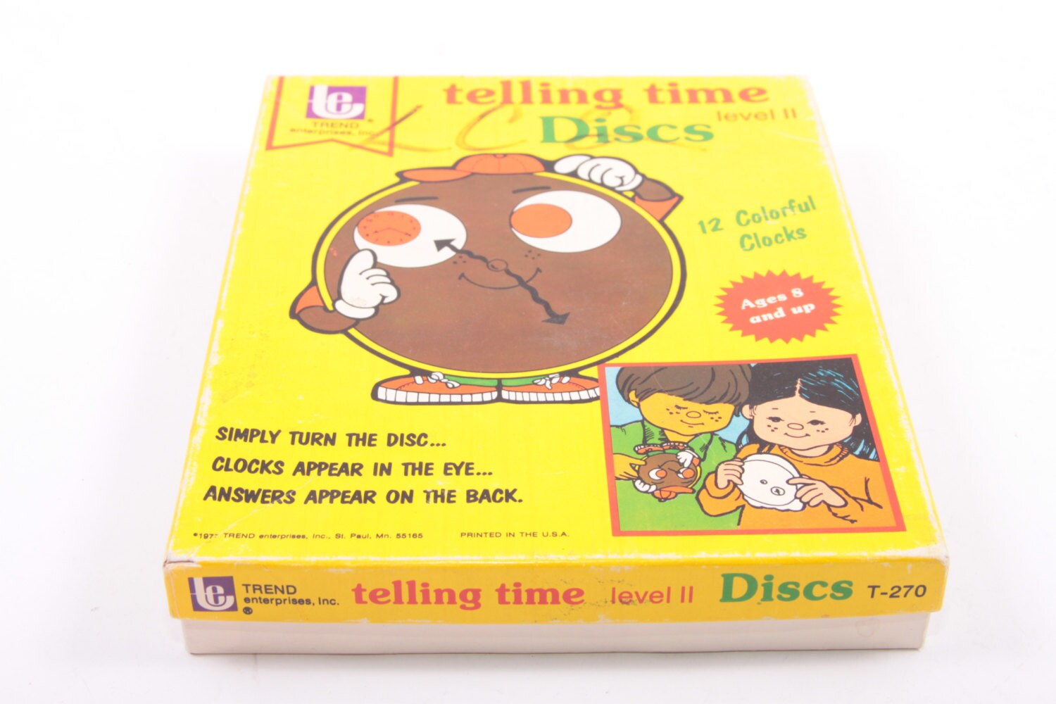 Trend Telling Time Level 2 Disc Sets for Kids Learning - Etsy