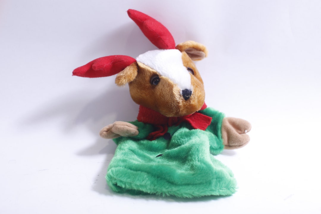 Christmas Reindeer, Hand Puppet, Midwestern Home Products, Soft Toy ...