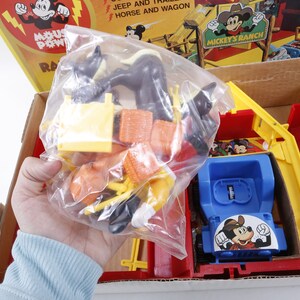 Mickey Mouse Power Ranch Disney Vintage Playset Western Cowboy - Etsy