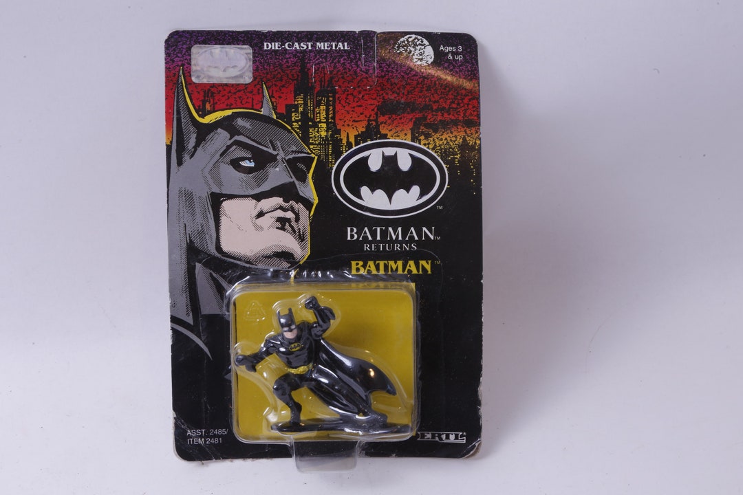 Batman Returns, Batman, Die-cast Metal, Action Figure, 1992, Ertl, Toy ...