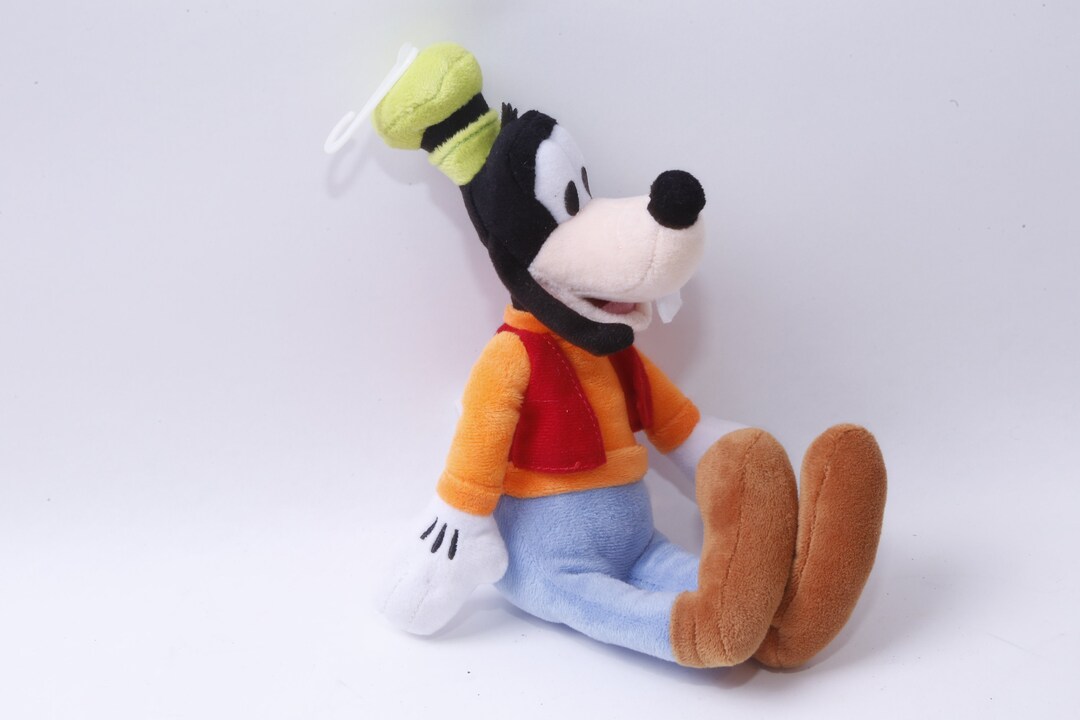 Disney, Goofy, Dog, Sitting, Dressed, 9", Plush, Soft, Toy, Figure ...