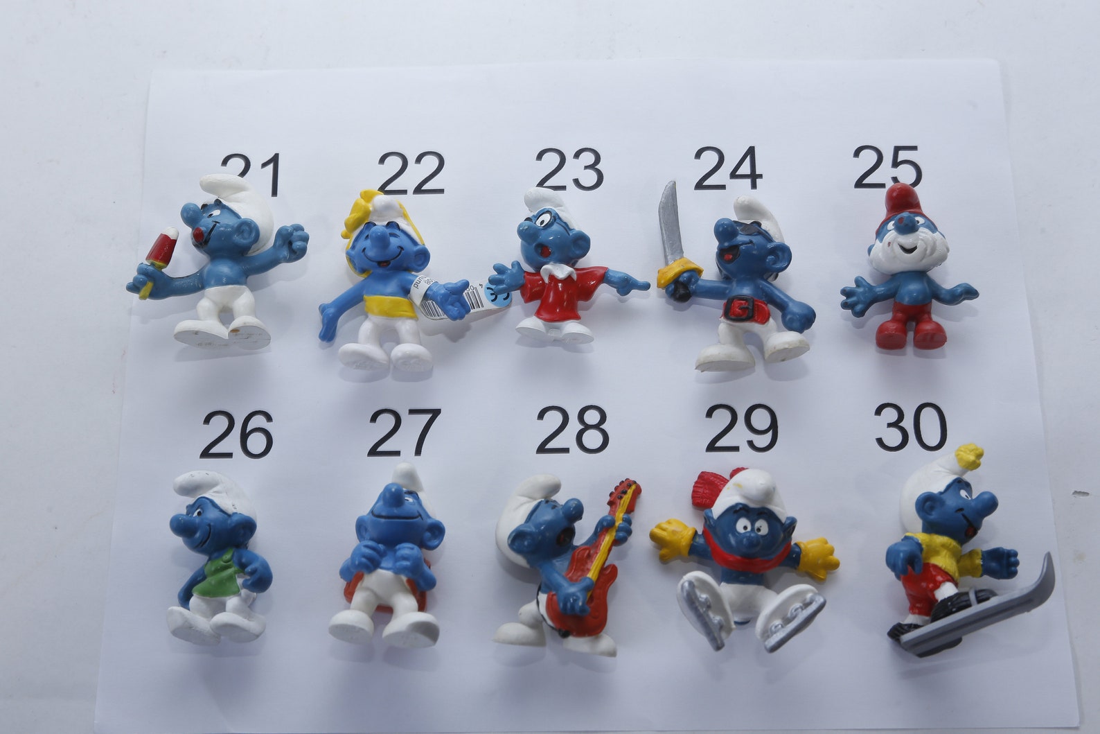 PICK YOUR OWN 1 Vintage 80s Smurfs Pvc Figures Toy Lot Cake - Etsy
