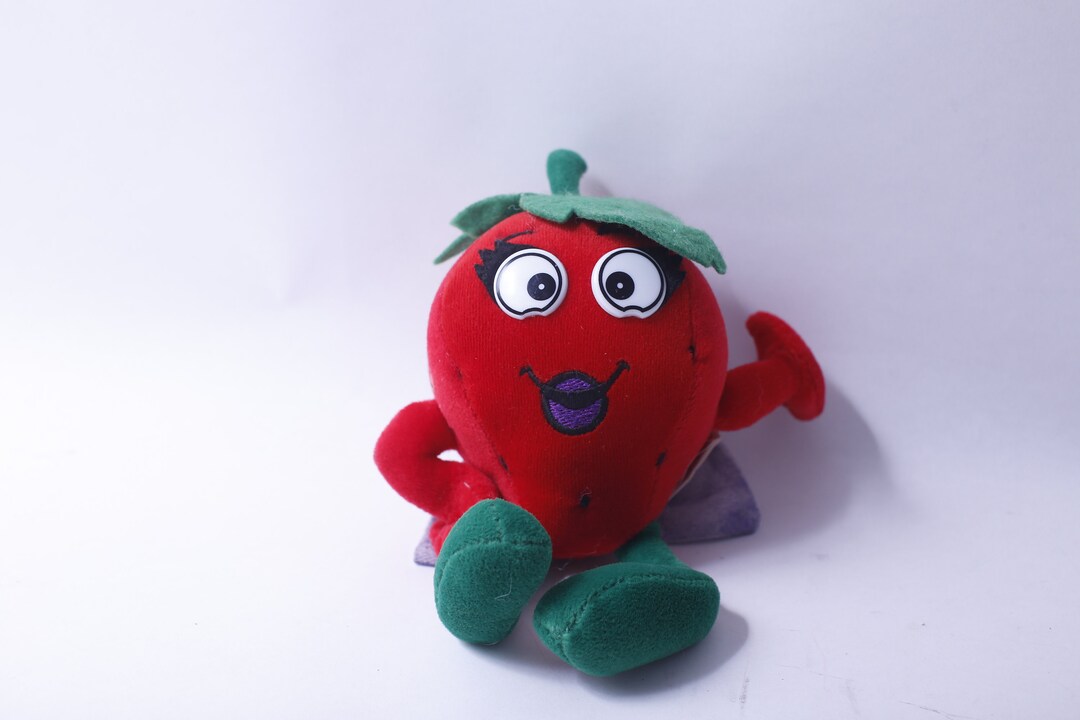 Veggie Fruit Seedies, Strawsome Strawberry, Plush, Super Hero, Stuffed ...