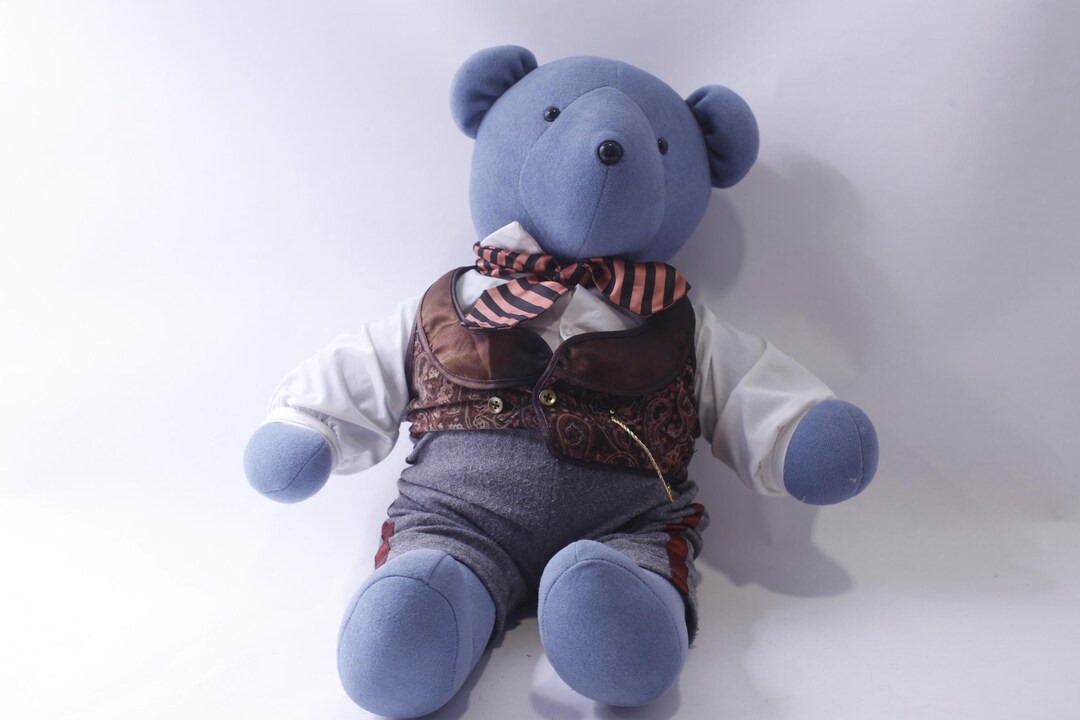 Rhett Beartler, Blue Teddy Bear Wearing a Formal Costume, 1979, North ...