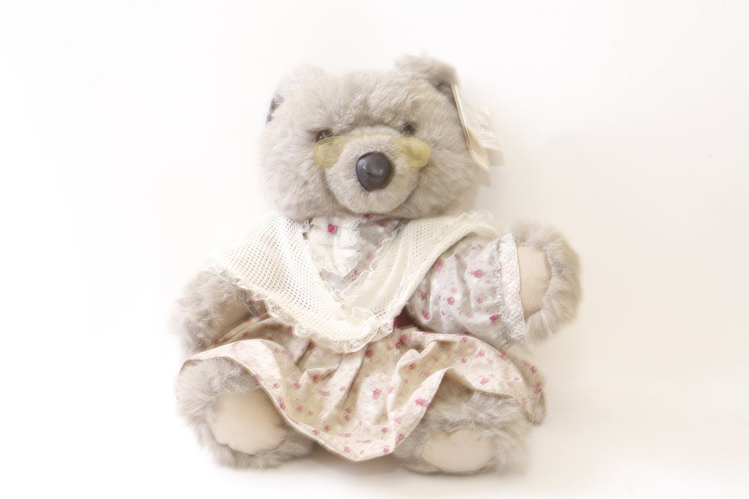 Huggable Bear, Brown, A Tribute to Grandma, Applause, Vintage Plush ...