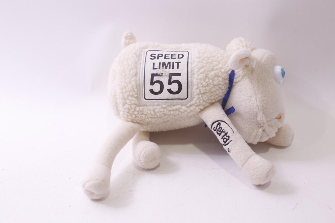 Serta, Speed Limit 55, Sheep, Soft Toy, Stuffed Animal, Vintage ...