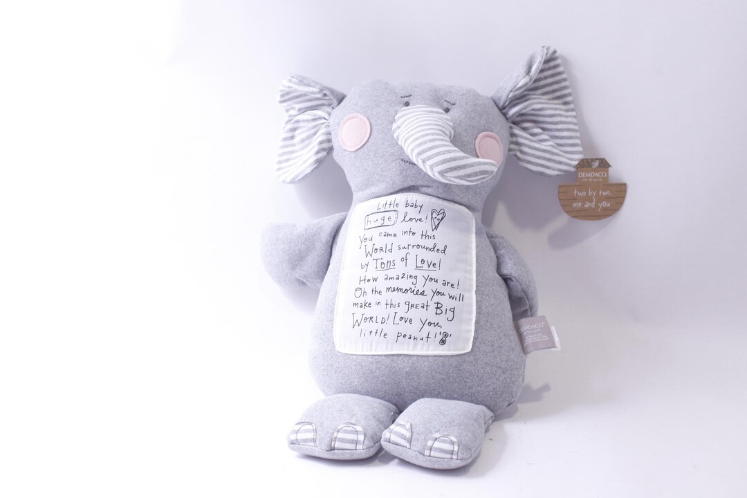 Demdaco, Noah's Ark, Tons of Love, Elephant Pillow, 18 Inches, Plush ...