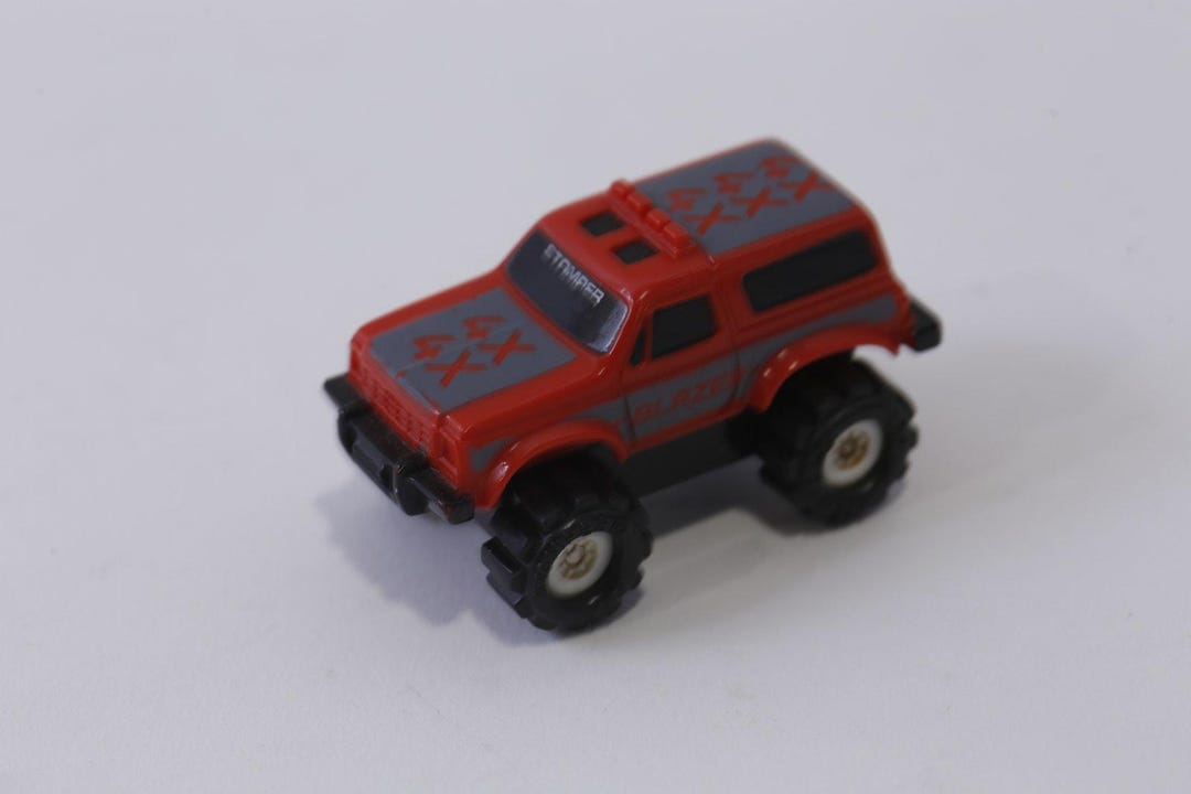 Shaper, Stomper, 4 X 4, Red Blazer, Car, Vehicle, Vintage, Toy ...