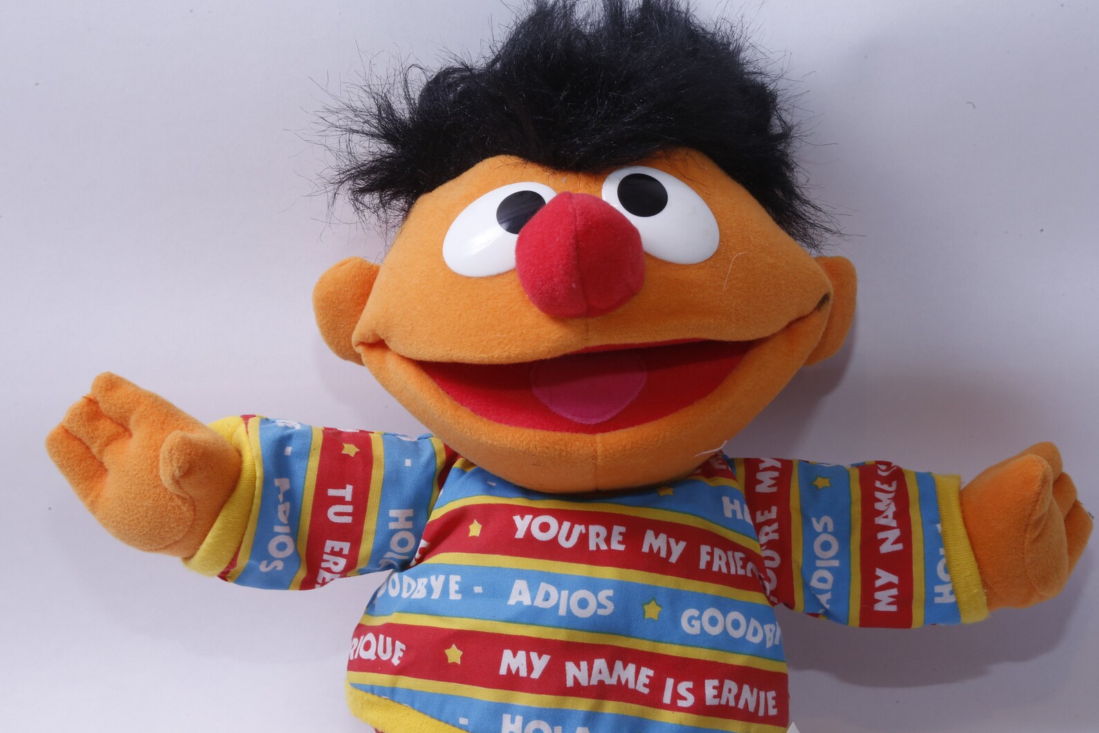 Sesame Street Tyco Ernie Boy Dressed Hello Friend Soft - Etsy