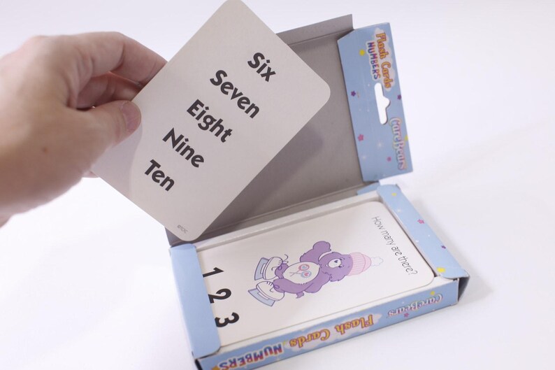 Care Bears, Numbers, Flash Cards, TCFC, Card Game, Learning, Pre-school ...