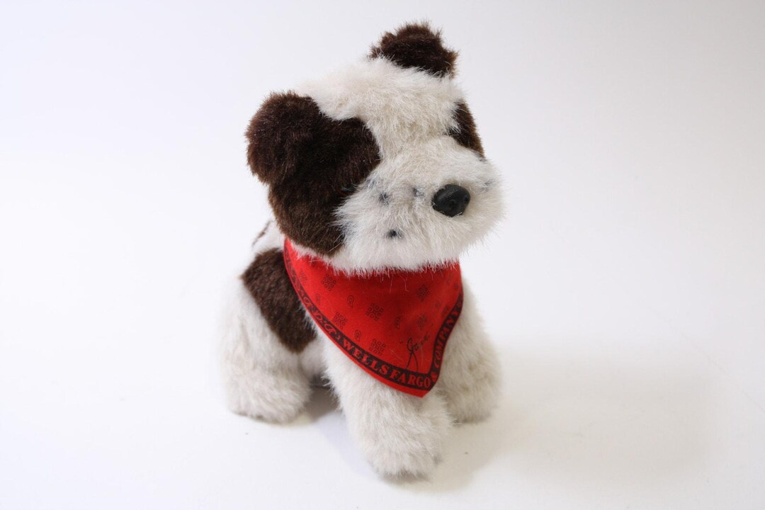Wells Fargo, Jack Russell Terrier, Plush, Dog, Vintage, Memorabilia ...