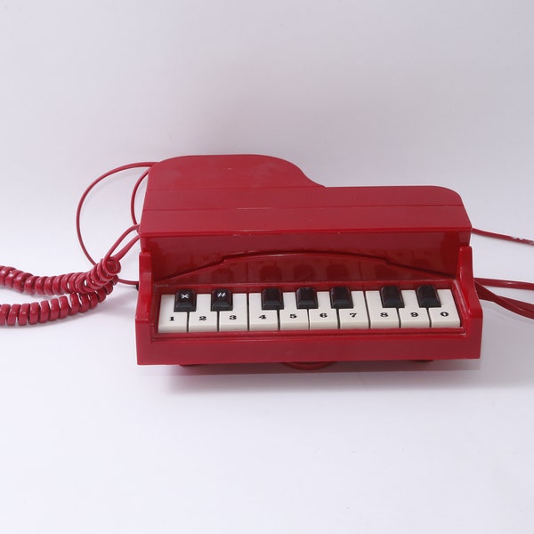 Red Toy Piano - Etsy