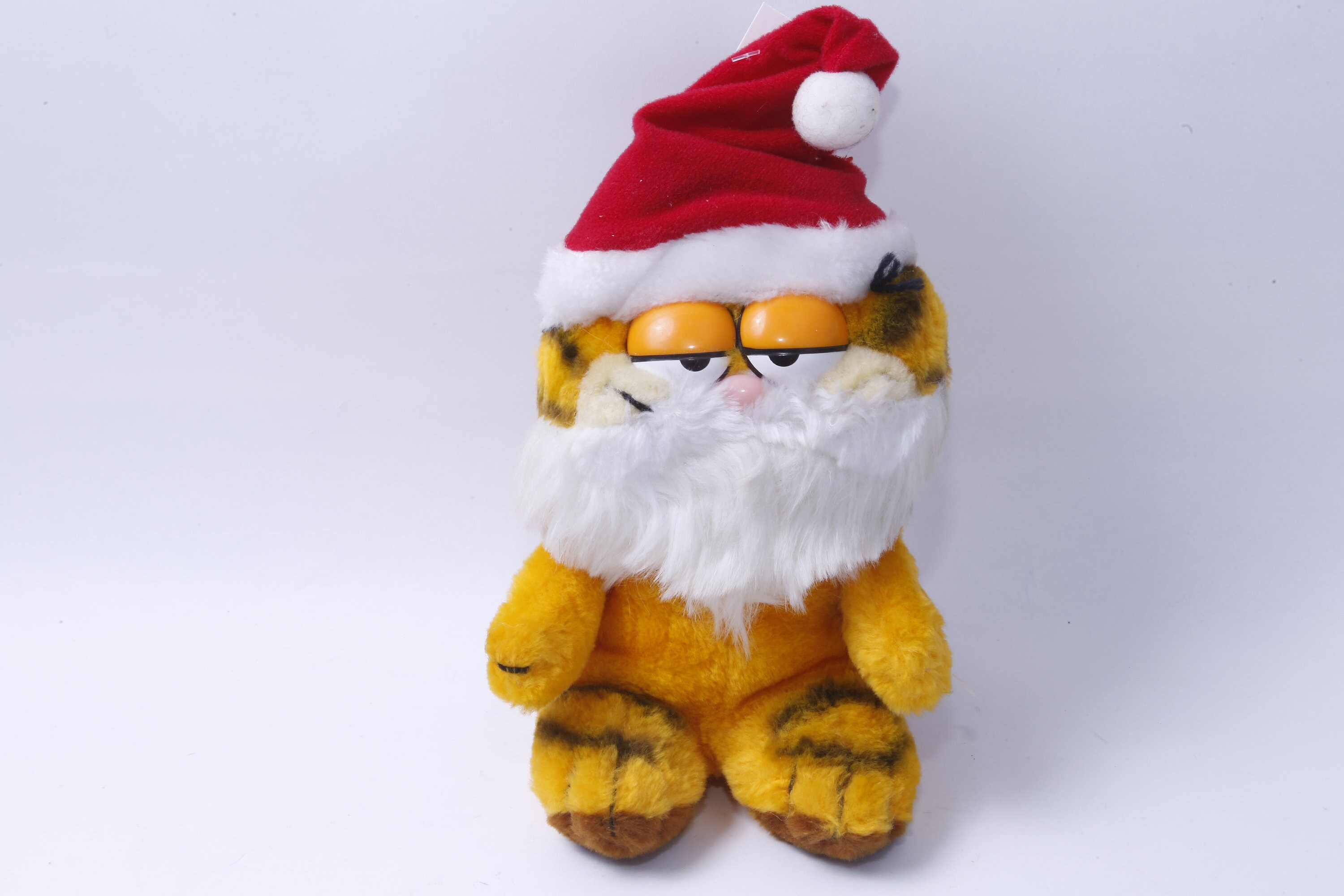 Toys Toy Doll Cat Red Outfit Garfield Vintage Plush Christmas Plush ...