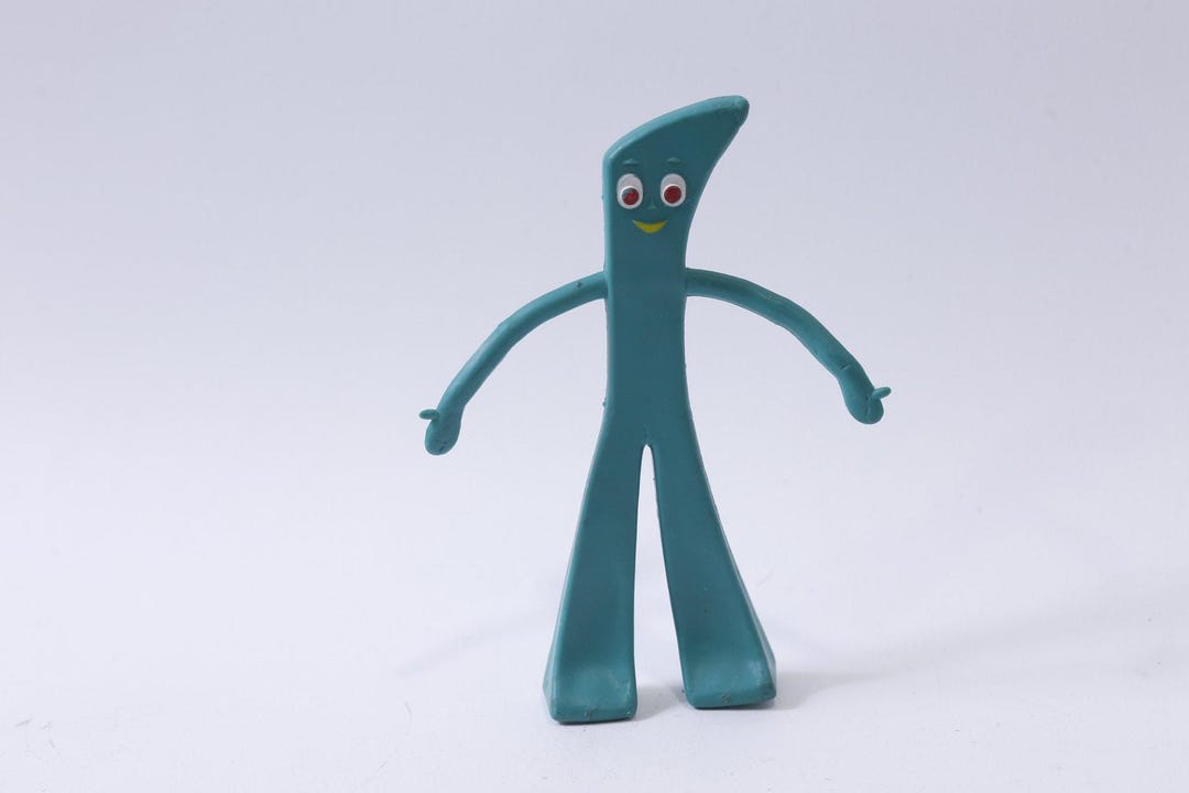 Gumby, Large Figure, Bendable, 1990s, PVC Figure, Vintage, Toy ...