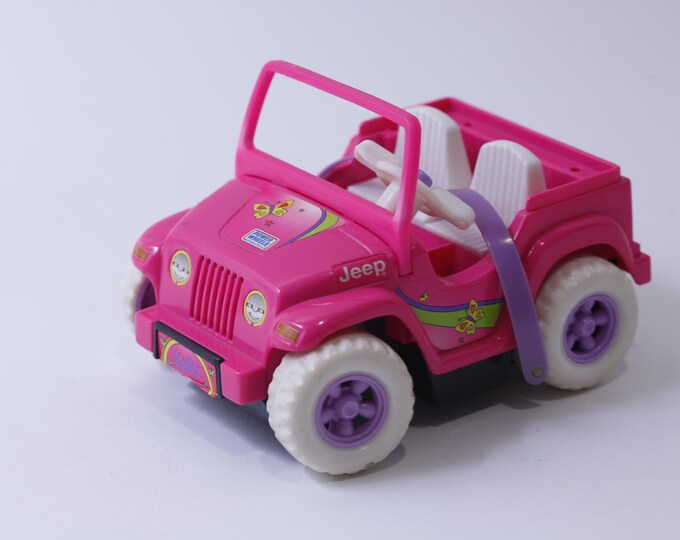 Fisher-price Power Wheels, Pink Jeep for Kelly Doll, Barbie, Toy Car ...