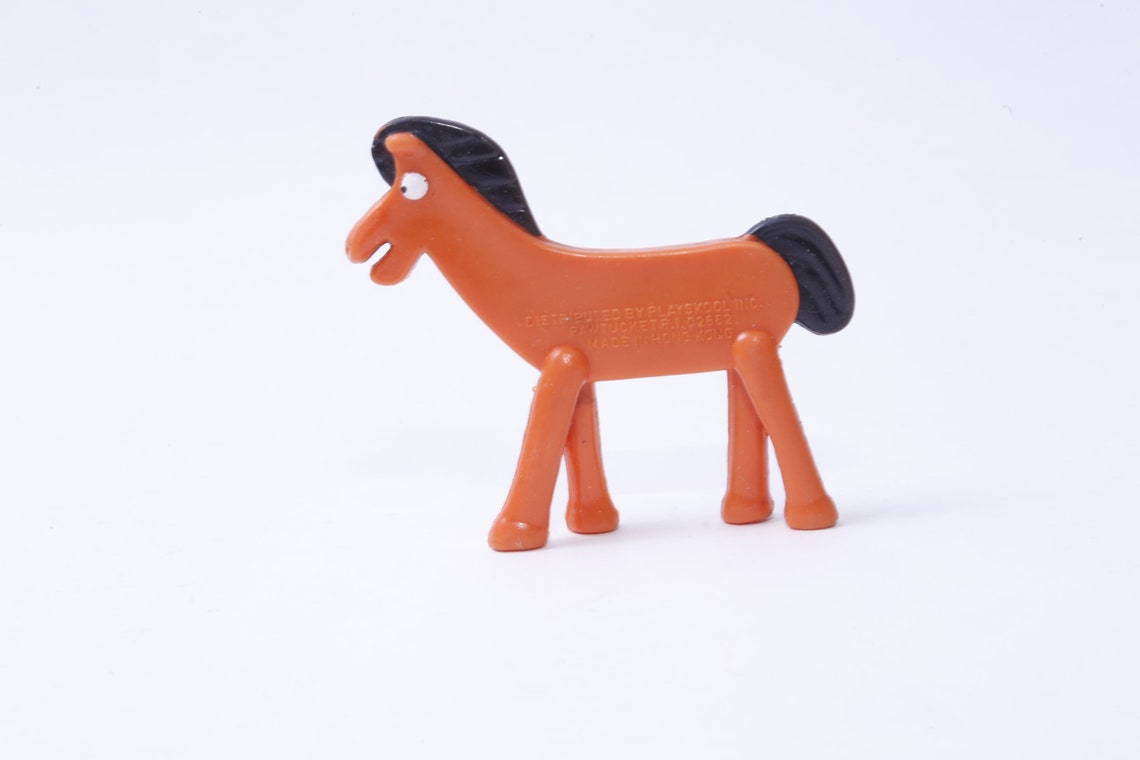 Pokey From Gumby Horse with Big Eyes Toy Little Rubber | Etsy