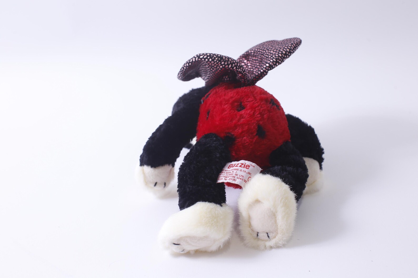 Russ Berrie, Buzzie, Ladybug Teddy Bear, Plush, Decorative, Stuffed ...