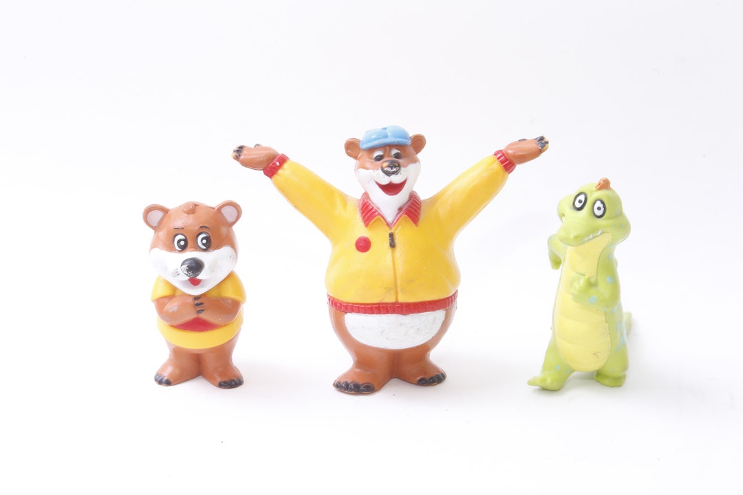 Kissyfur, Pvc Figures, Teddy Bear, Dino, PVC Figure, Set, Toy ...