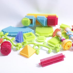 Bristle Blocks, Interlocking Building Blocks, Playset for Toddlers ...