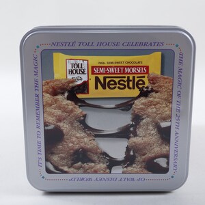 Walt Disney Disneyland Tin Nestle Square Metallic Box Painted Cartoon ...
