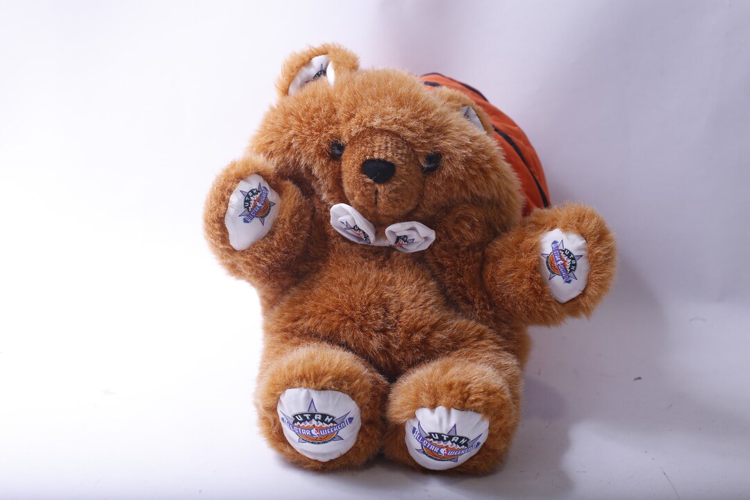 NBA 1993 All-star Weekend, Utah, Pillow Pal, Reversible, Teddy Bear ...
