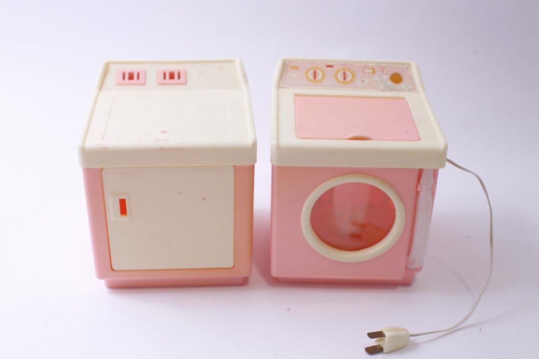 1980s Barbie, Laundry Room, Dryer and Washer, Toy Doll Furniture ...