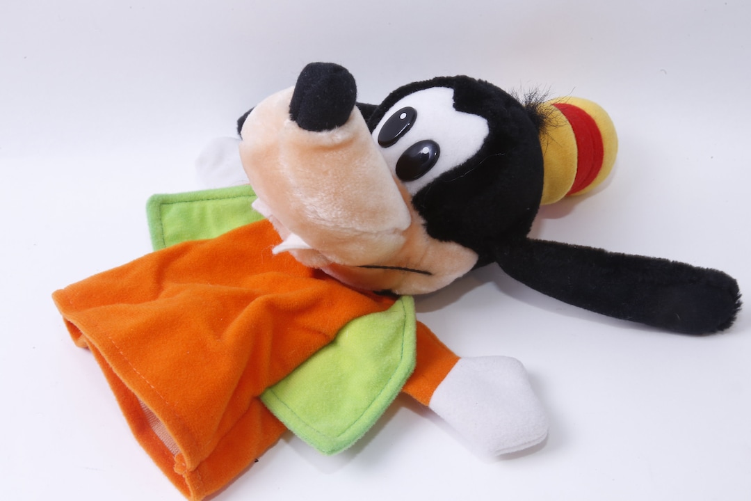 Disney, Goofy, Dog, Hand Puppet, 11", Plush, Soft, Toy, Figure, Cartoon ...