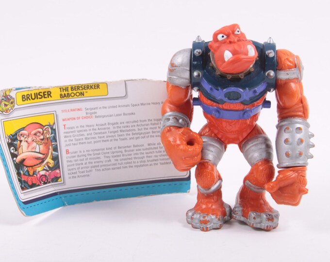 Bucky O Hare Berserker Baboon Figure With Back Card - Flaws - 20-01-109 ...