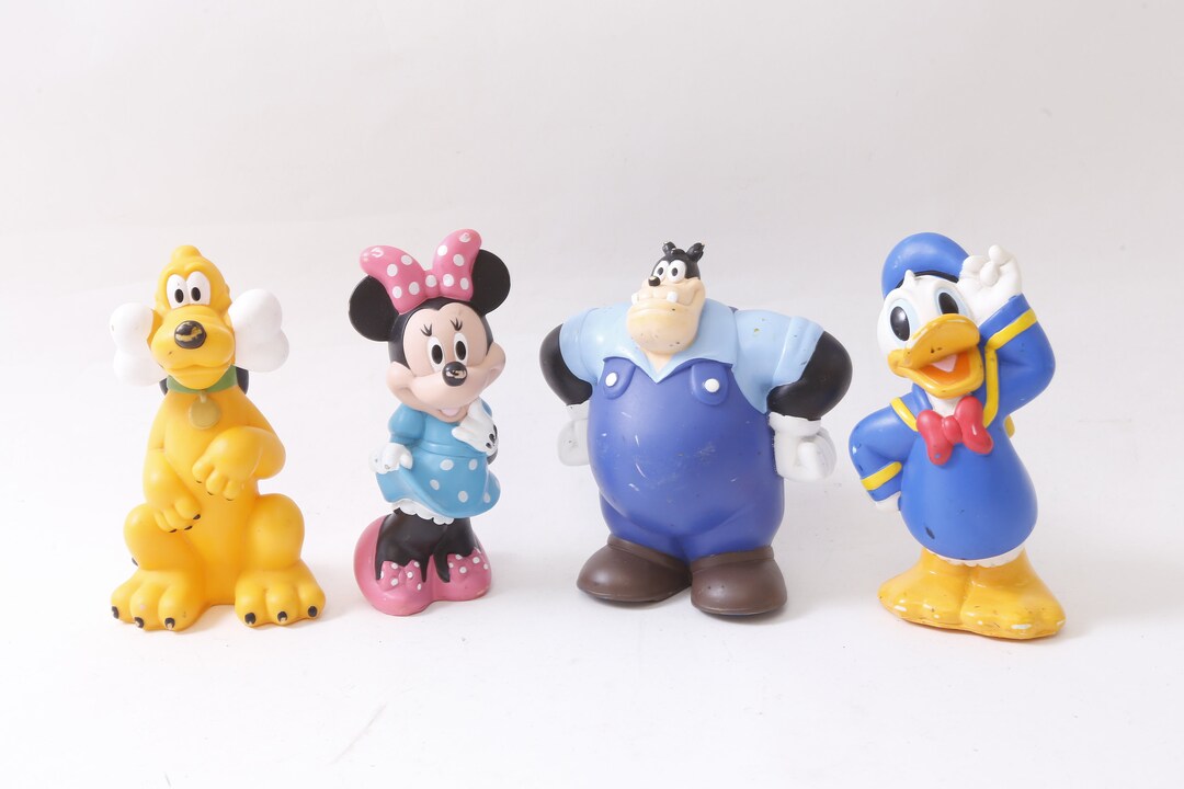 Disney, Large Figures Minnie Mouse, Pluto, Pete, Donald Duck, PVC ...