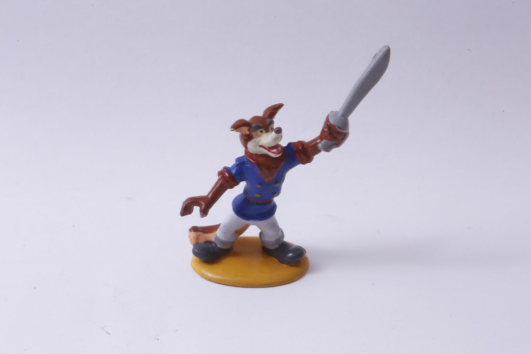 Disney Tail Spin Dog Pirate With a Sword, PVC, Figure, 3 1/4, Animated ...