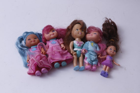 80s Doll Lot Little Girls Doll 3 Poseable Figures - Etsy