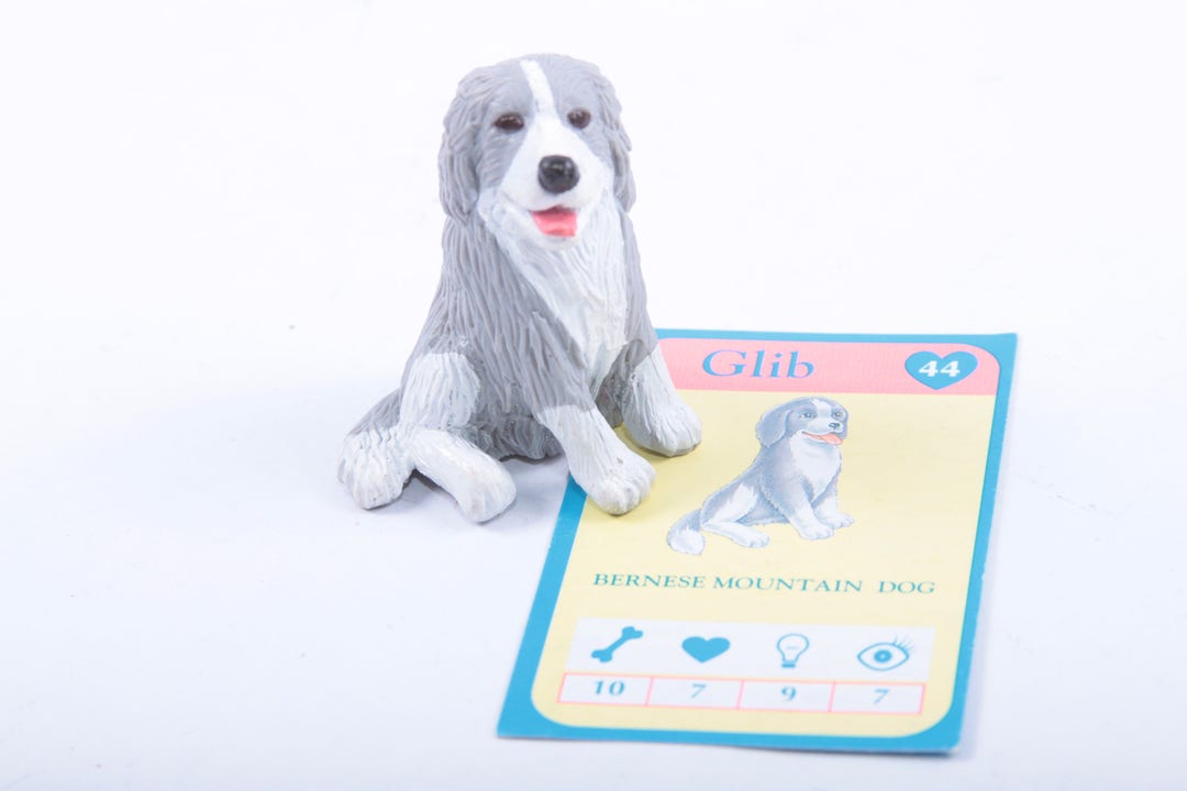 Puppy in My Pocket, Glib, Bernese Mountain Dog, Hasbro, Vintage ...