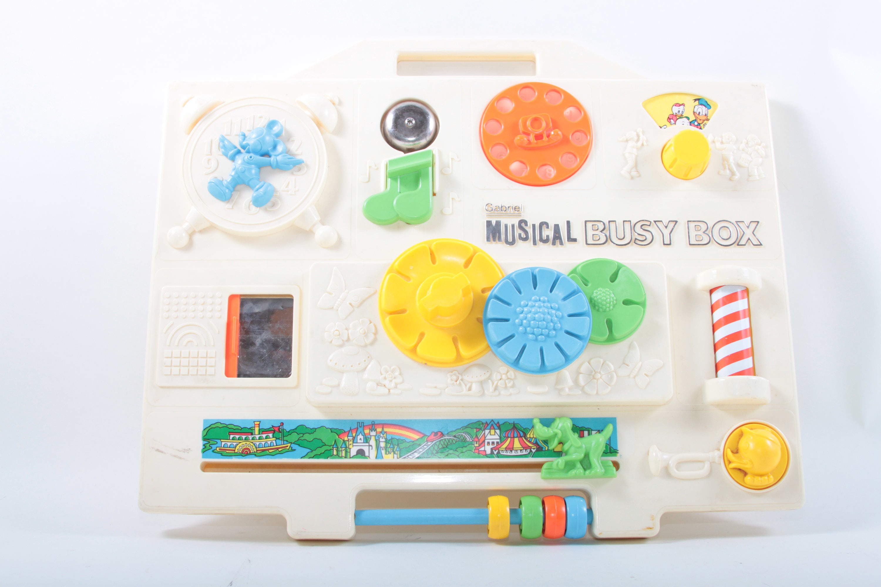 Disney Activity Baby Toy Gabriel Musical Busy Box Vintage Fun Activity ...