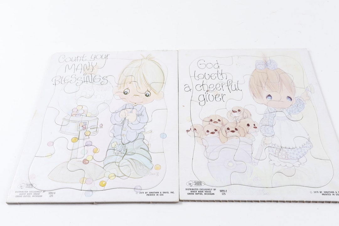 Momenti preziosi Vassoio Puzzle Carino Bianco Puzzle Bambini Immagine ...