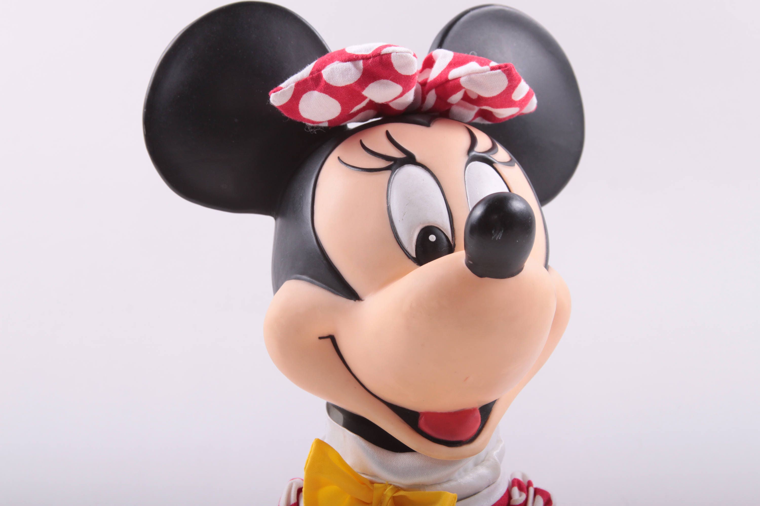 Vintage Disney Minnie Mouse Doll 1980's Red Dress Polka | Etsy