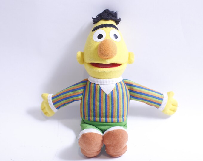 Sesame Street Friends, Bert, 8 Inch, Plush, Stuffed Figure, Classic ...