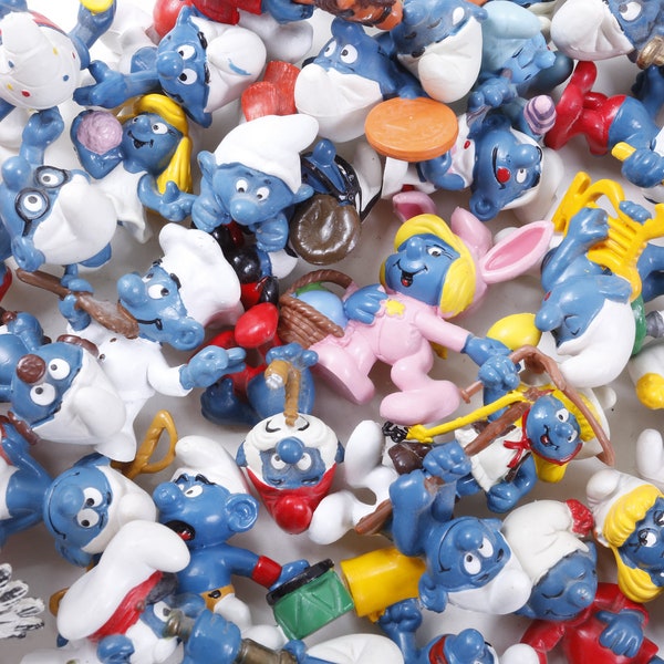 Schleich Smurf Figurines - Etsy