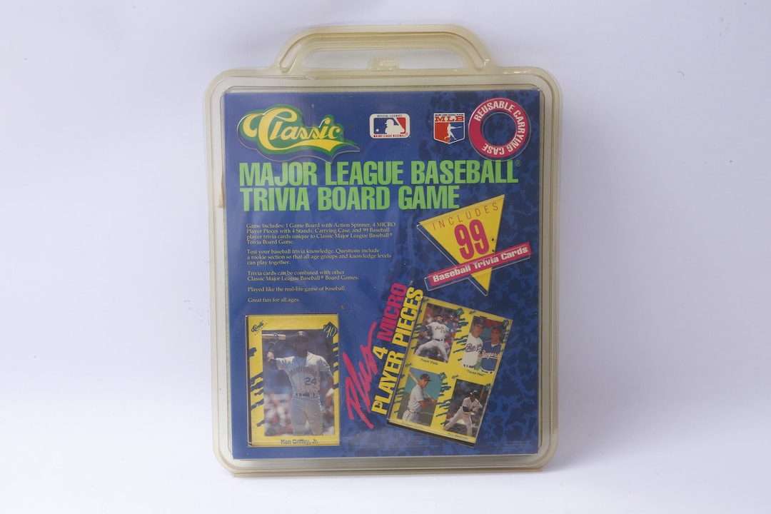 Classic, MLB, Major League Baseball, Board Game, 1990, Trivia, Player ...