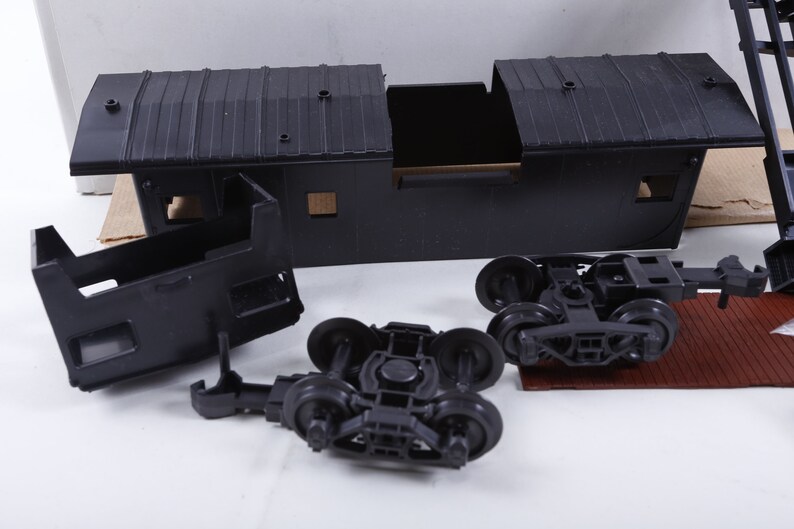Black Railway Car Scale Model Kit Vintage Home Interior Design Decor ...