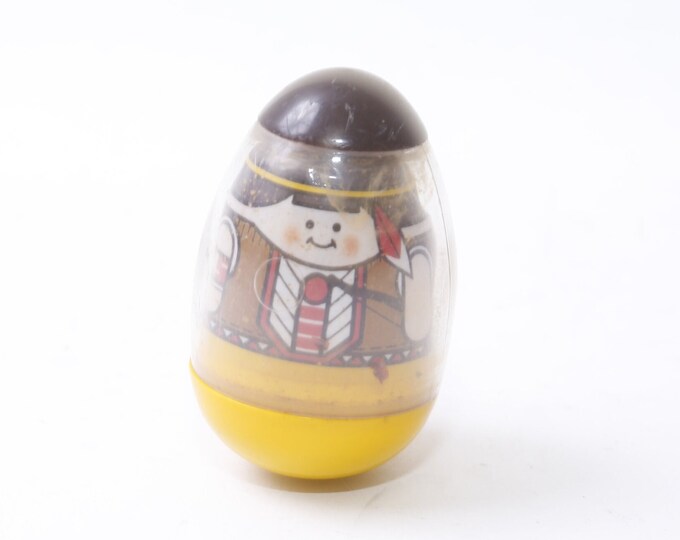 Hasbro, Playskool, Weebles Wobble, Native, Indian Boy, Roly-poly, Toy ...