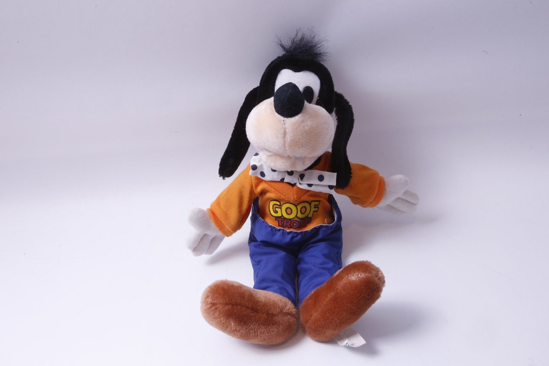 Disney, Goofy, Dog, 13", Plush, Soft, Toy, Figure, Goofy Troop Shirt ...