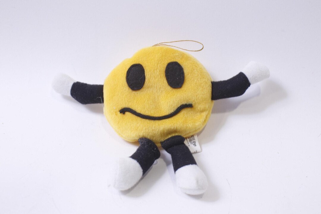 Smiley Face, Beanie, Rhode Island, Novelty, Small Plush, Vintage ...